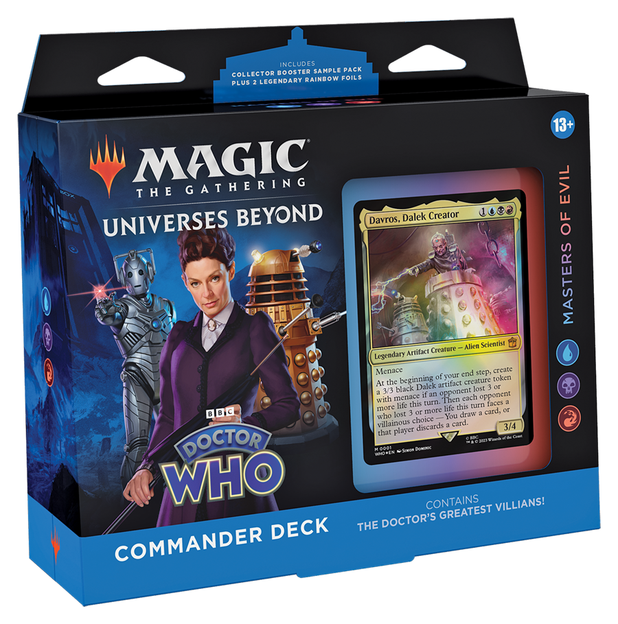 Commander Deck Display [Set of 4] - Universes Beyond: Doctor Who (Magi ...