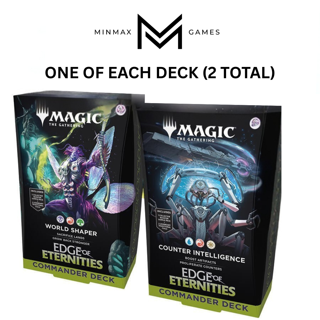 Edge of Eternities Commander Decks (2 total, one of each) – MinMaxGames